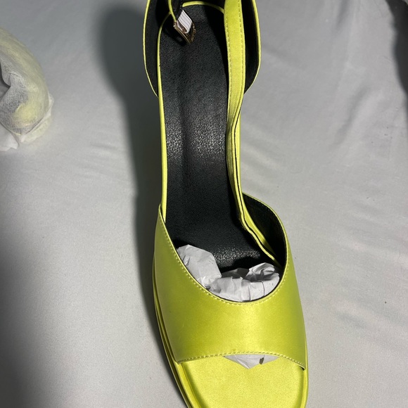 Shoes | Lime Color Platform Shoes Brand New Never Worn | Poshmark